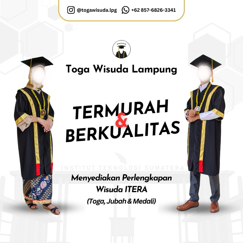 Jual PO Toga Wisuda ITERA (PENGIRIMAN 1 NOVEMBER 2025)| Set Lengkap ...