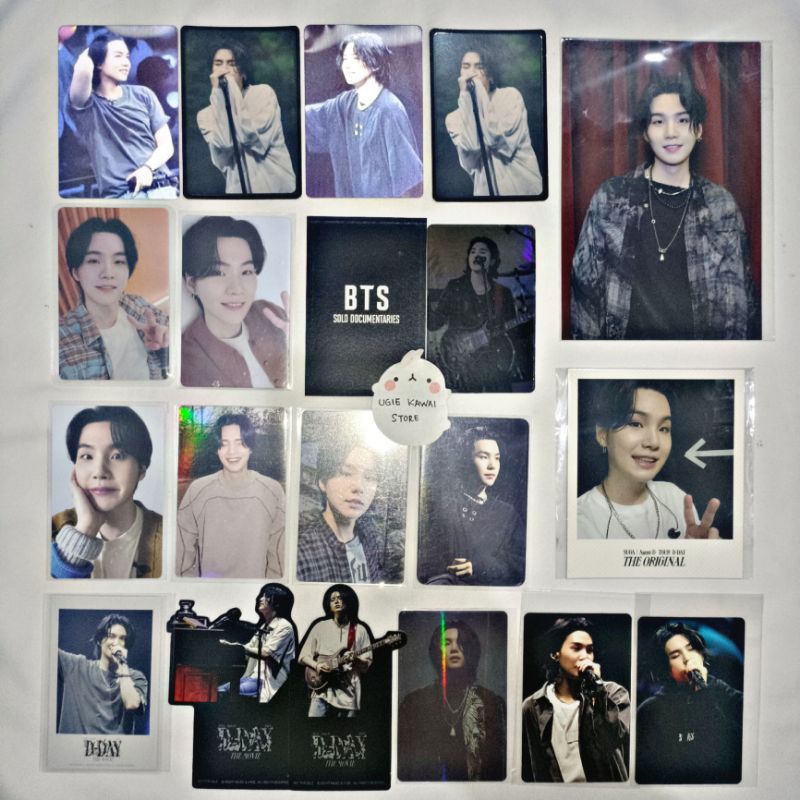 Jual Photocard official Suga Agust D D-Day Set PC Postcard Samsung ...