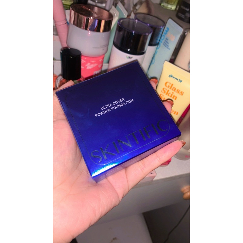 Jual SKINTIFIC - Ultra Cover Powder Foundation 9g | Two Way Cake ...