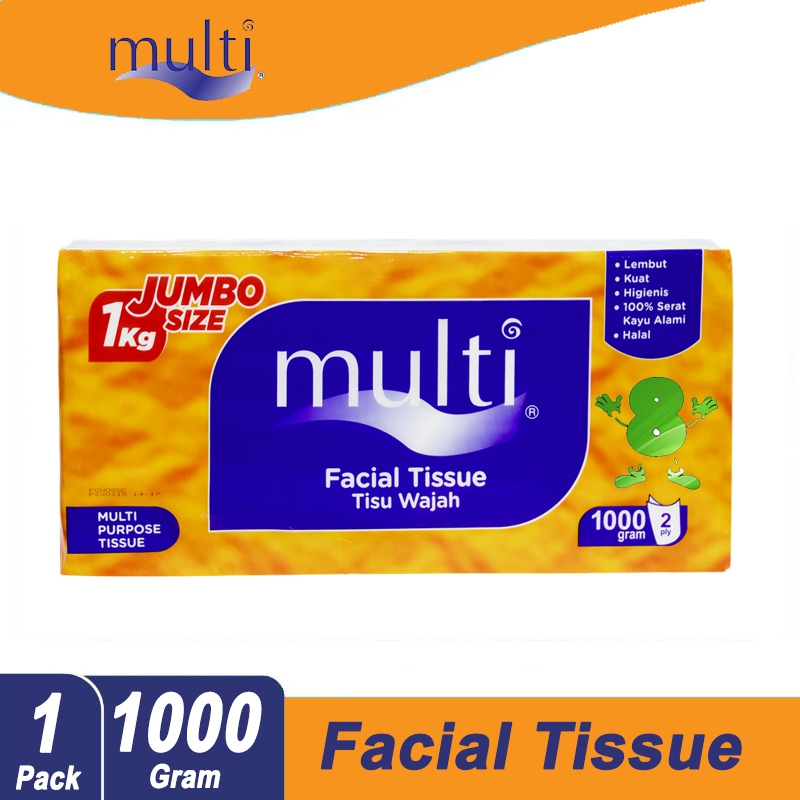 Jual Tissue Kiloan Multi Facial 1000 Gram 1 kg MP-08 | Shopee Indonesia