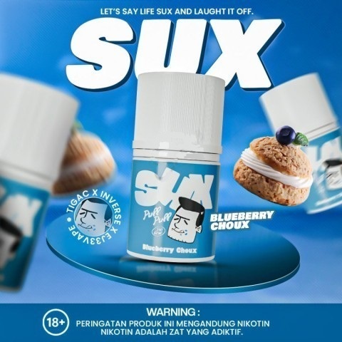Jual Liquid Sux Blueberry Choux 60ML Freebase Authentic by Ivan Ibrahim ...