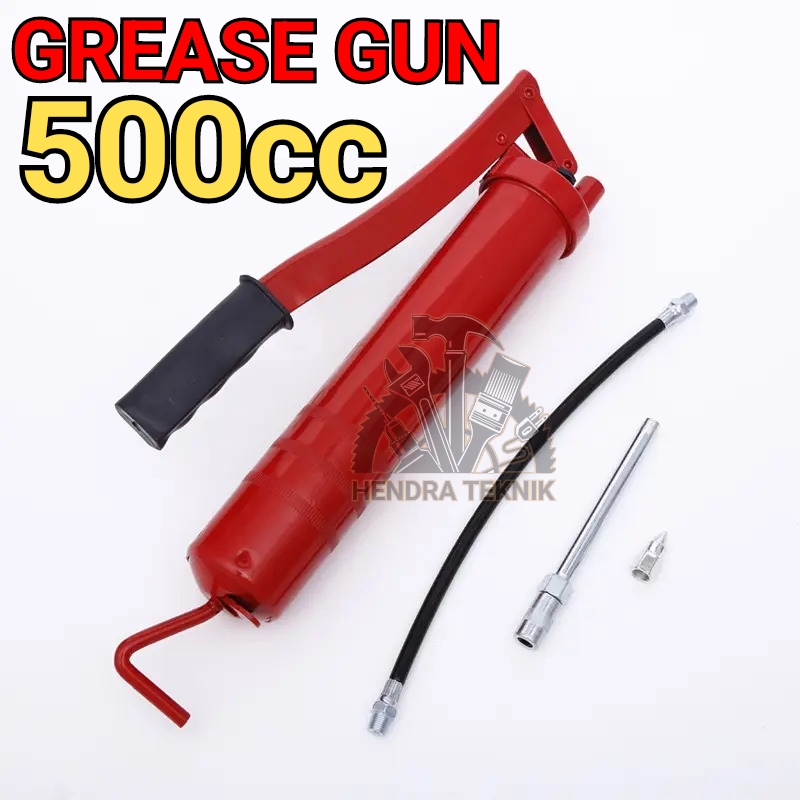 Jual Grease gun pressol 500cc pompa gemuk manual 500ml pompa stempet ...