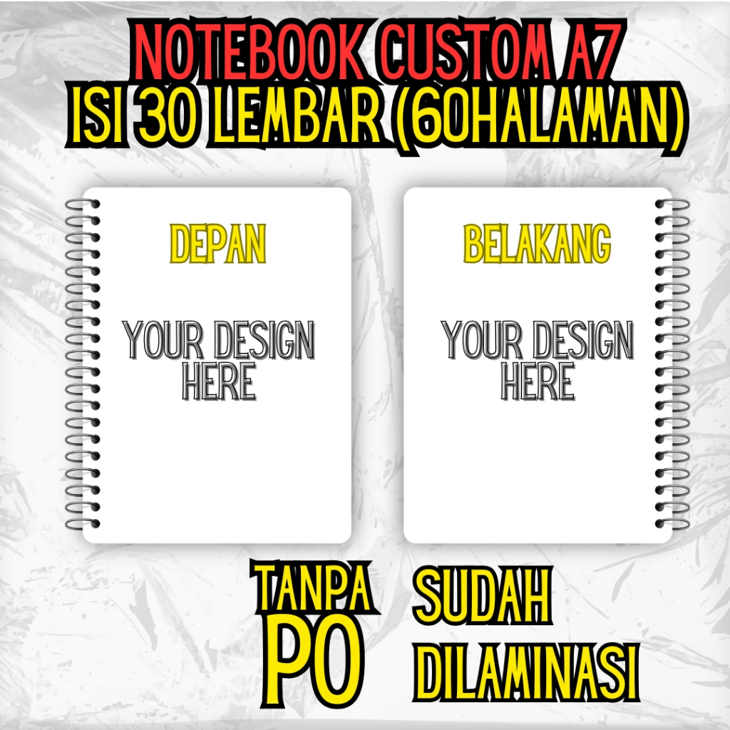 Jual NOTEBOOK CUSTOM MINI UKURAN A7 SOUVENIR EVENT | Shopee Indonesia