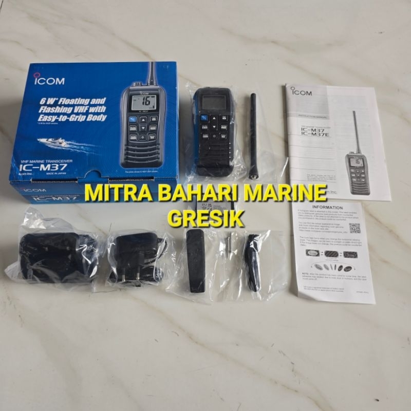 Jual HT VHF Marine Icom IC M37 | Shopee Indonesia