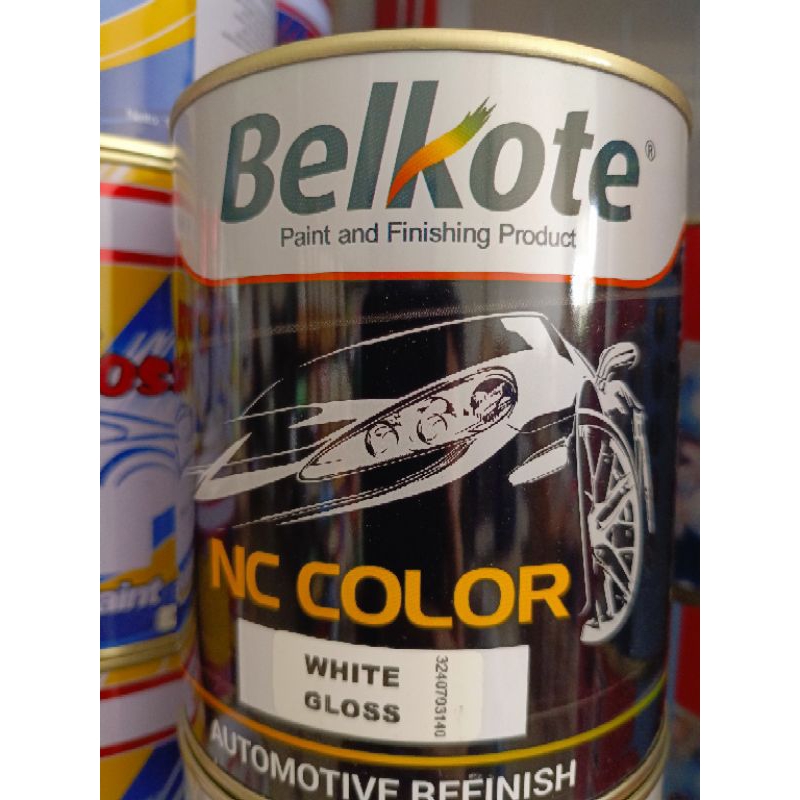 Jual Belkote NC Color: black gloss, black doff, white 1L | Shopee Indonesia