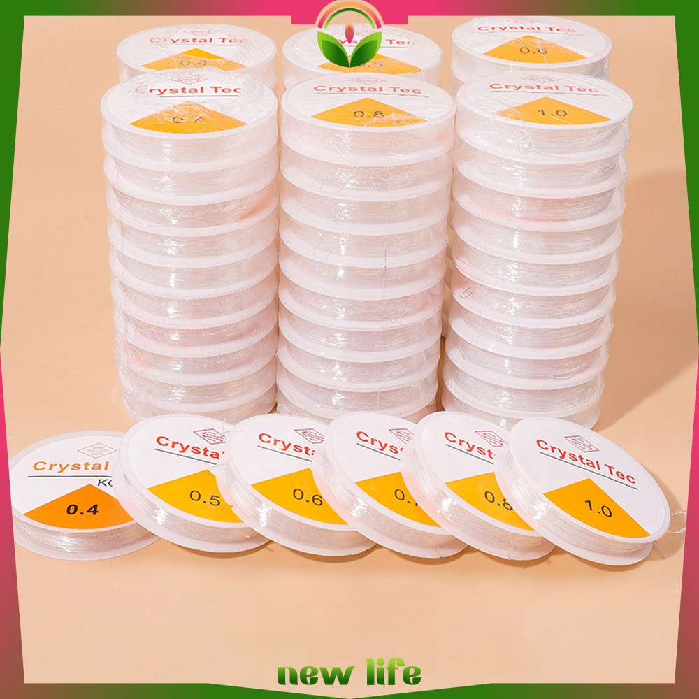 Jual Tali Karet Senar Bening Elastis Serbaguna / Senar Elastis Crystal ...