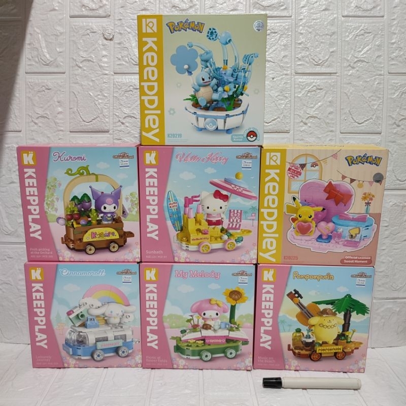 Jual Mainan Lego Keeplay Sanrio, Pokemon Original | Shopee Indonesia