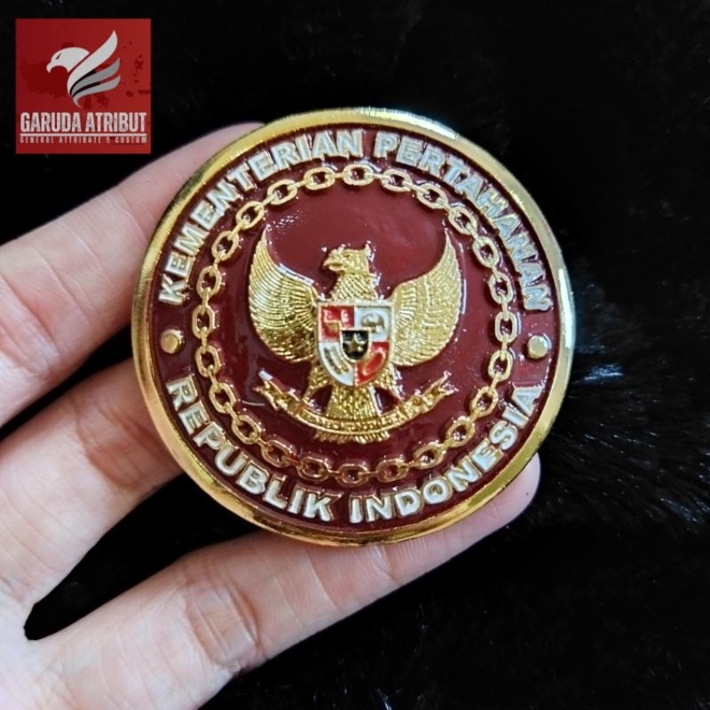 Jual Emblem Kementerian Pertahanan Republik Indonesia Kemenhan | Shopee ...