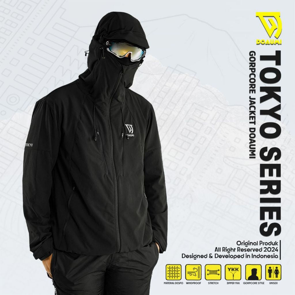Jual Jaket Gunung Gorpcore Doaumi Tokyo Series Jaket Hiking Jaket Gorp ...