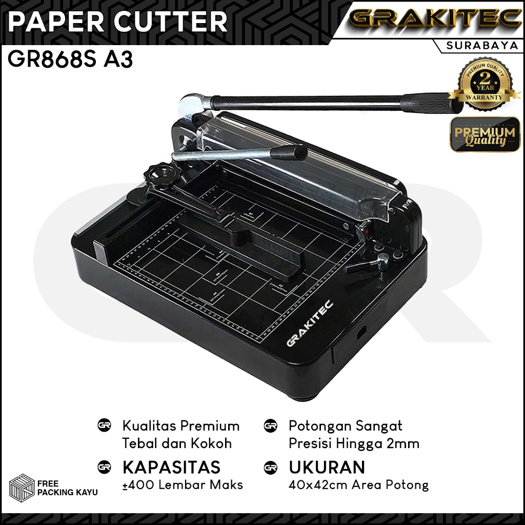 Jual Mesin Thick Layer Paper Cutter A3 Tipe GR868s - Mesin Pemotong ...