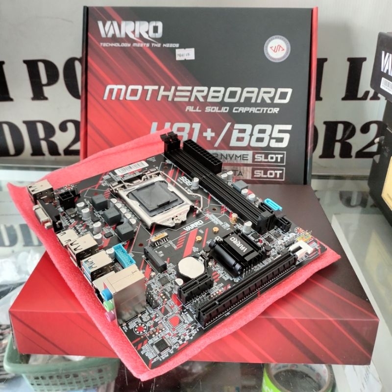 Jual Motherboard Varro H81 plus / B85 socket LGA 1150 | Shopee Indonesia