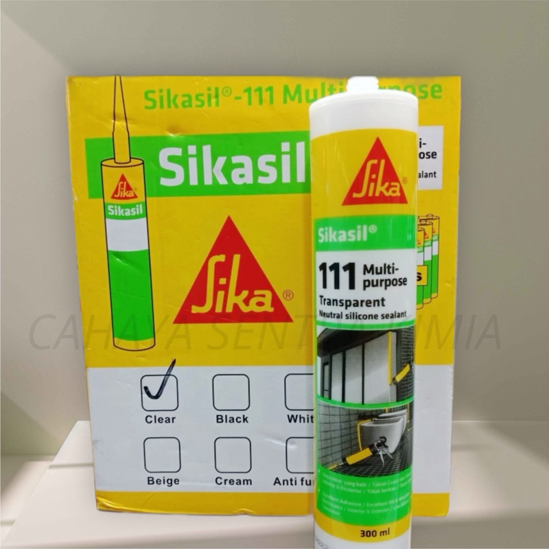 Jual Sikasil 111 Transparant Neutral Sealant | Shopee Indonesia