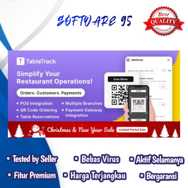 Jual TableTrack v1.2.0 Nulled – The Complete SaaS Restaurant Management Solution Script - Nulled ...
