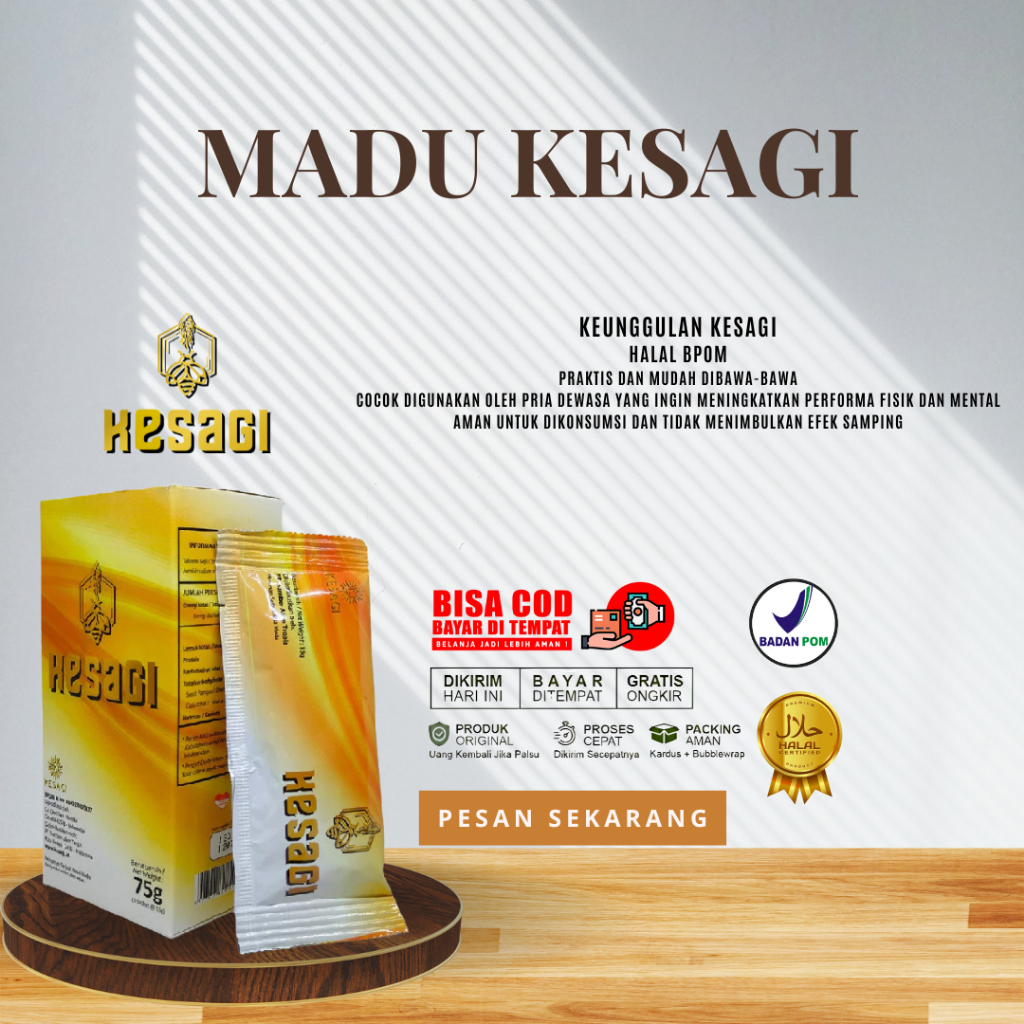 Jual Kesagi Suplemen Serbuk Madu Original | Shopee Indonesia