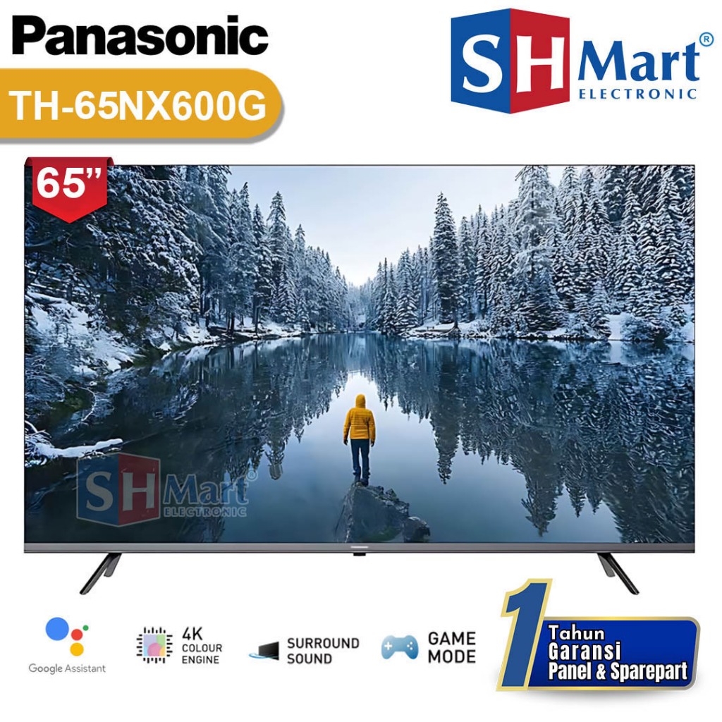 Jual TV PANASONIC 65 INCH TH-65NX600G / 65NX600 4K UHD GOOGLE TV GAME ...