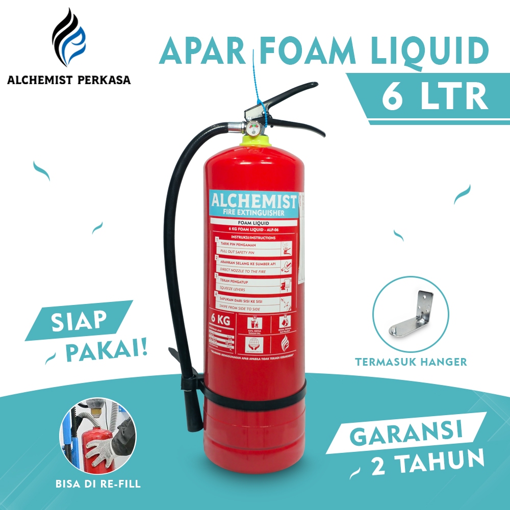 Jual APAR 6 Ltr Isi Foam Liquid - Full Set - Siap Pakai | Shopee Indonesia