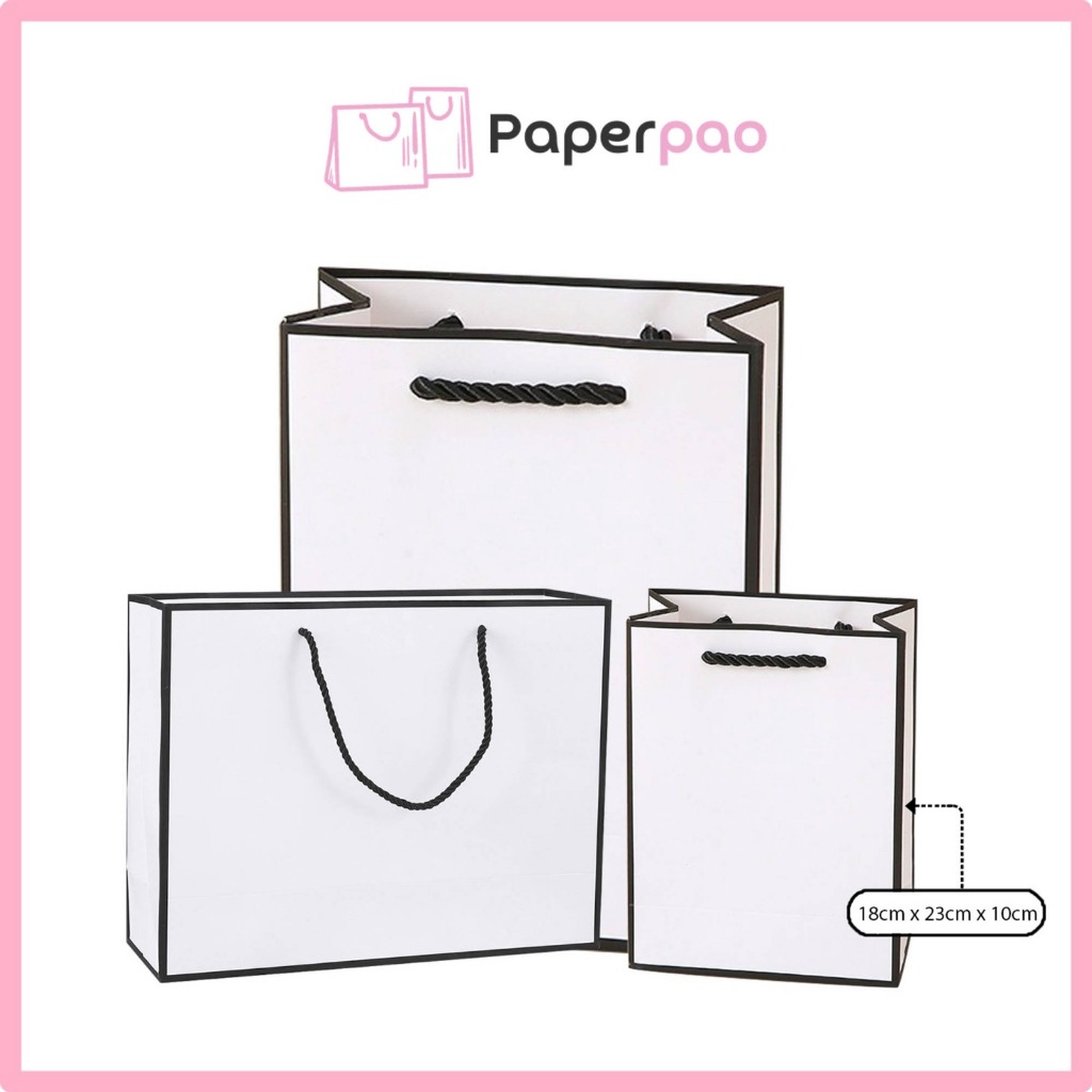 Jual PAPERPAO - Paper Bag Polos Goodie Hampers Tas Kantong Kertas Ulang ...