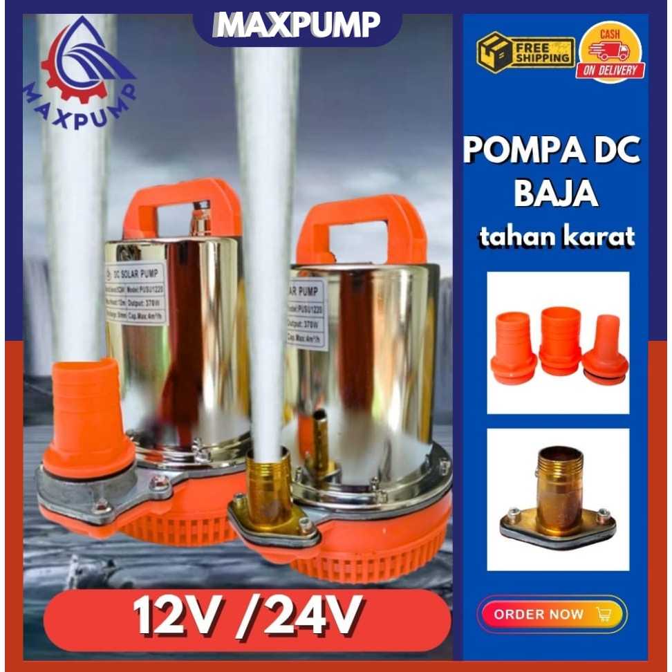 Jual MAXPUMP Pompa Air Celup DC 12V 24V 1Inch Submersible Pump Pompa ...