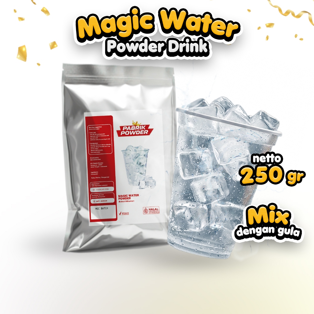 Jual Paket Bundling Magic Water, Powder Drink dan Jelly , Bubuk Magic ...