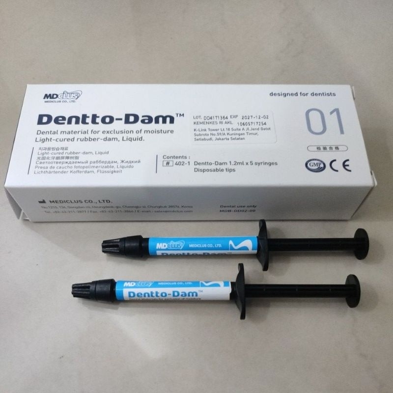 Jual Dental pelindung gusi 1.2ml Denttodam / ginggiva barrier dentto ...