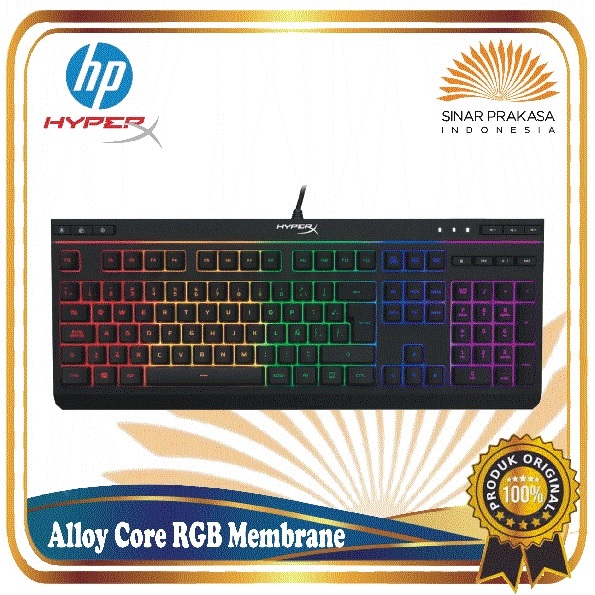 Jual [SPI] HyperX Alloy Core RGB - Membrane Gaming Keyboard - Original ...