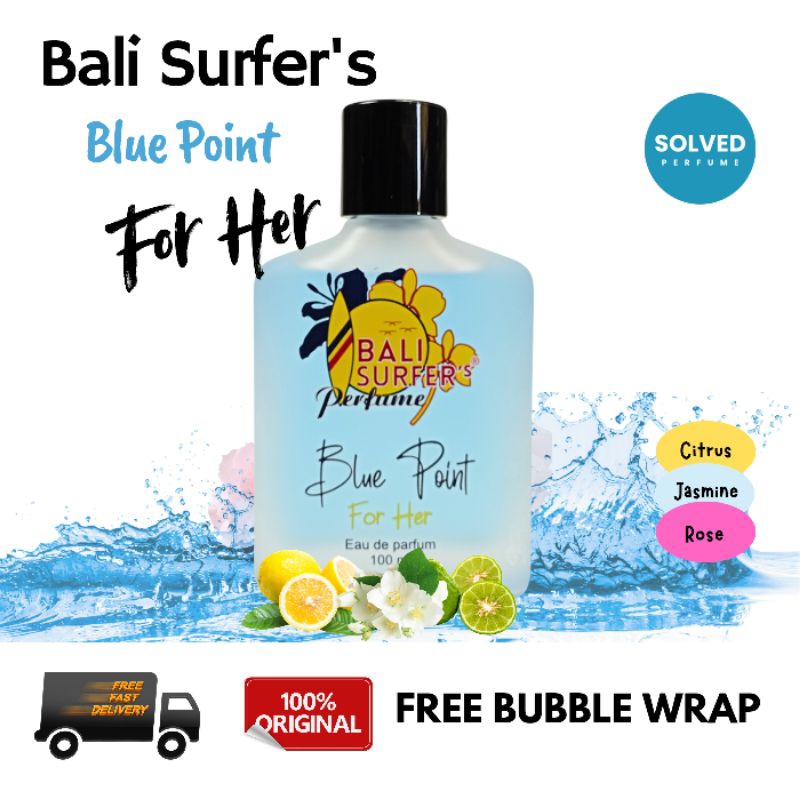 Jual Bali Surfers Perfume BSP Blue Point For Her EDP 100ml Original ...
