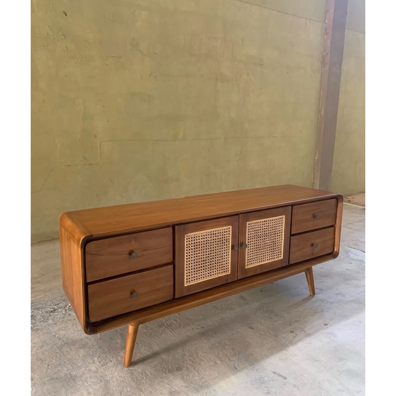 Jual buffet tv kayu jati buffet minimalis meja tv kayu jati minimalis ...