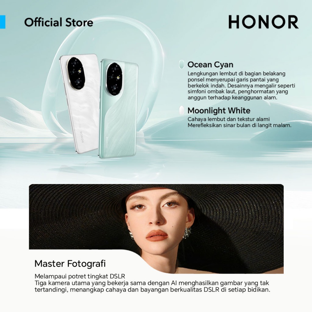 Jual [EXCLUSIVE LAUNCH] HONOR 200 Pro (12/512GB) 50 MP (Kamera Utama ...