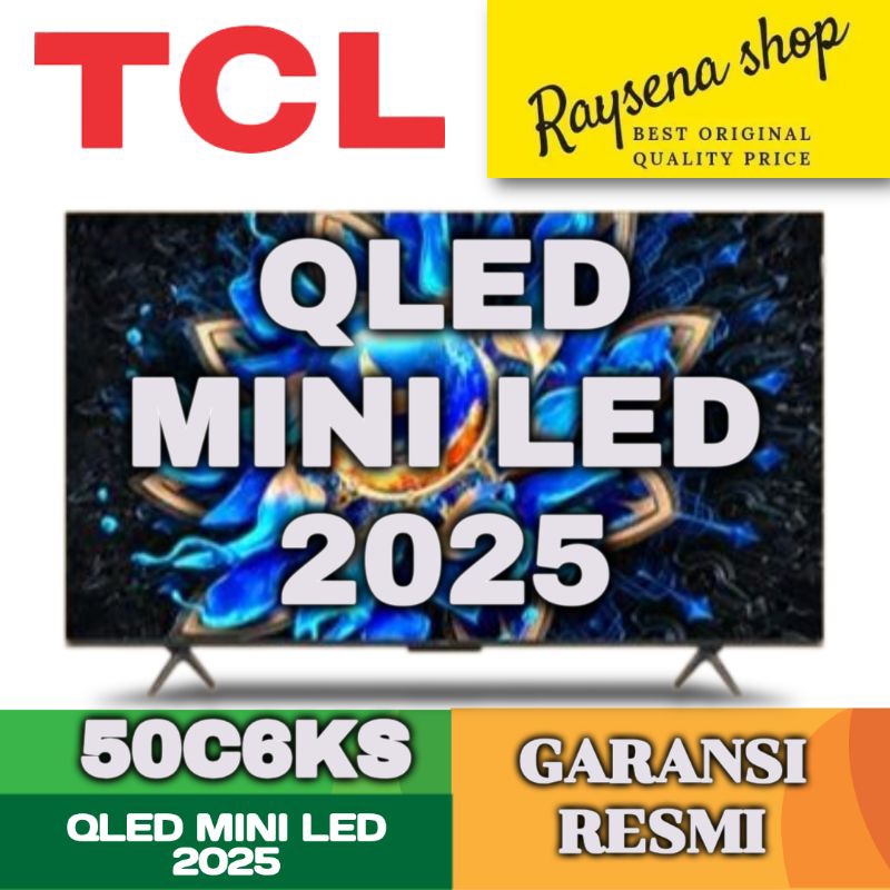 Jual TCL 50 INCH QUANTUM DOT MINI LED 50C6KS NEW SERIES 50 INCH MINI ...
