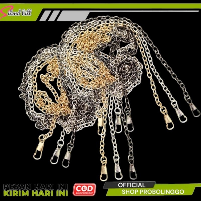 Jual Rantai kecil dengan pengait tipis cocok untuk tas dan dompet kecil ...