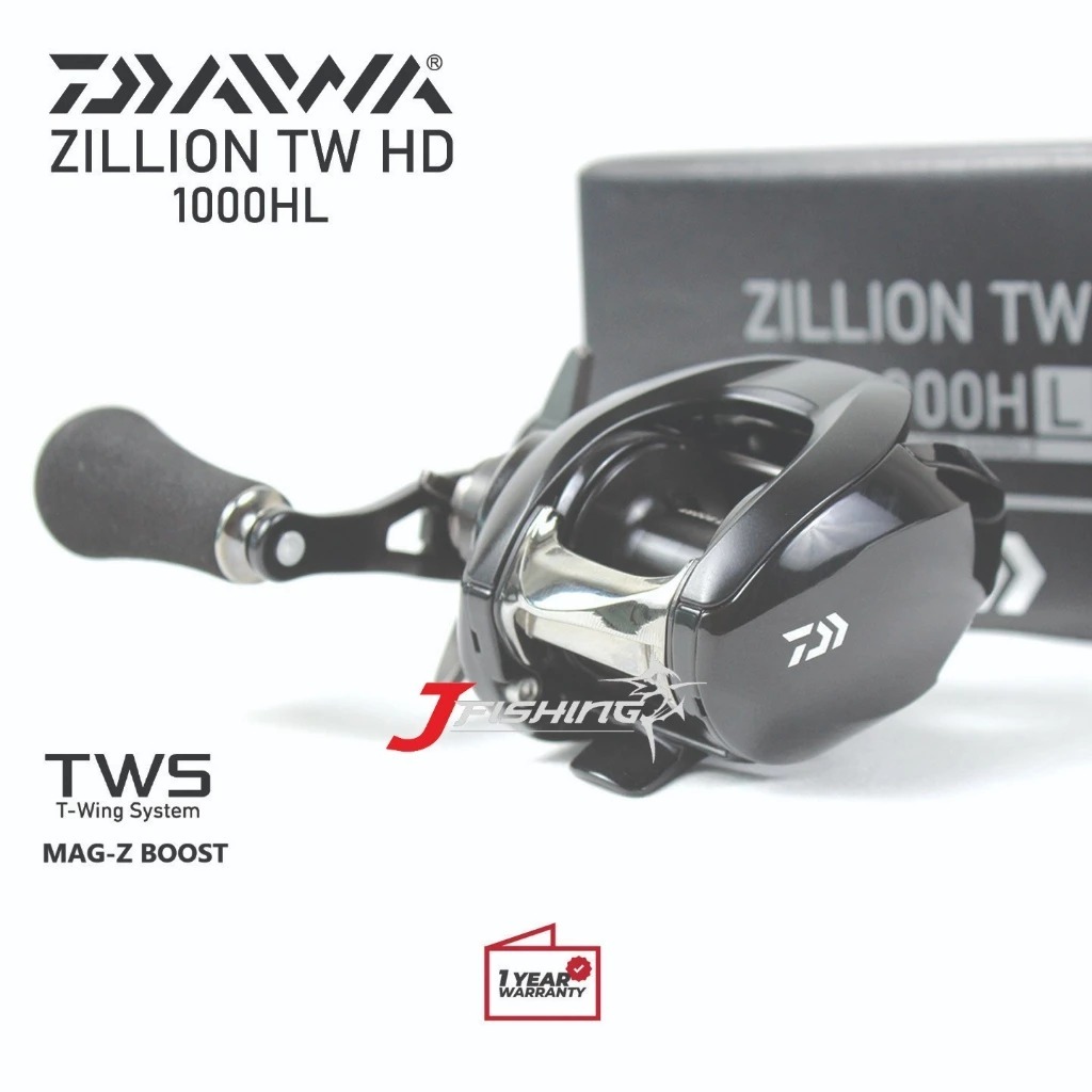 Jual Reel DAIWA ZILLION TW HD 22 | 1000 HL XH XHL | Japan | Bait Casting | Freshwater Saltwater ...