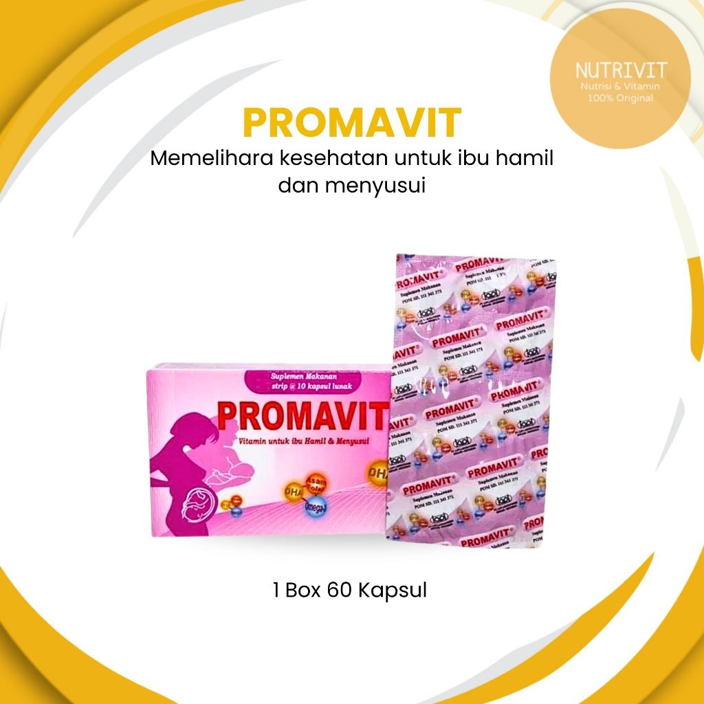 Jual PROMAVIT Kapsul Multivitamin untuk membantu mencukupi kebutuhan ...