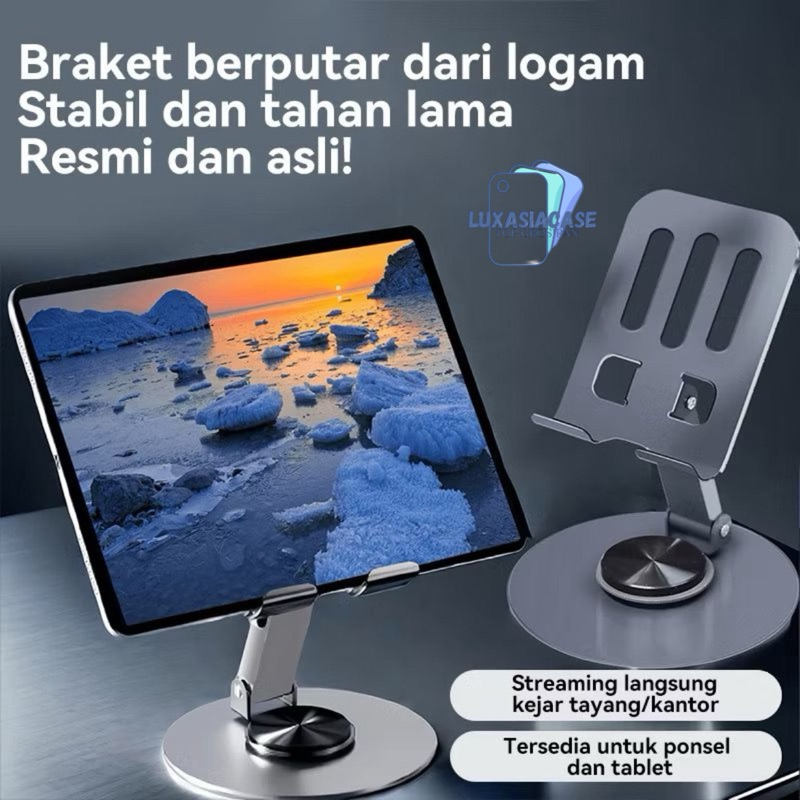 Jual Desktop Stand Full Metal holder / Phone Holder Stand Besi / Tablet ...