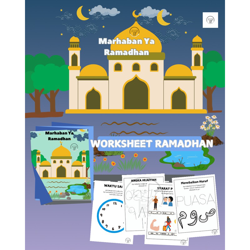 Jual Ramadhan Worksheet Anak PDF 20 lembar | Shopee Indonesia