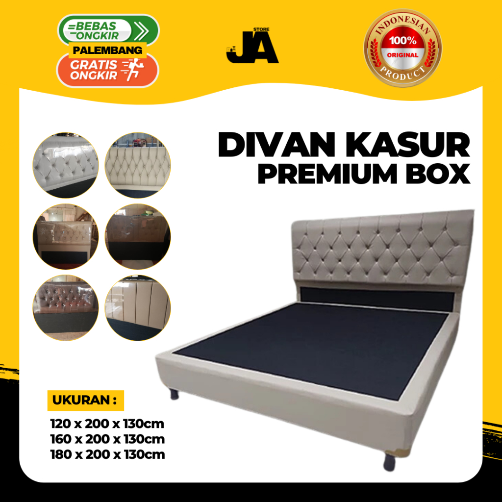Jual Divan Kasur Premium Box / Spring Bed Matras Tempat Tidur Kayu ...
