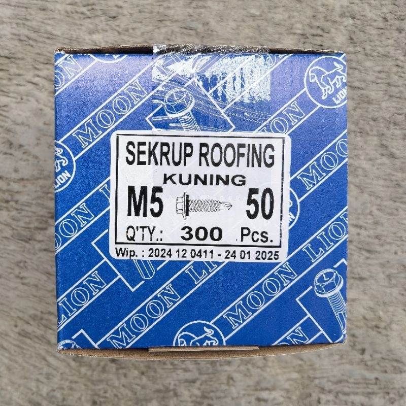 Jual Sekrup Roofing Kuning Moon Lion 5 cm | Shopee Indonesia