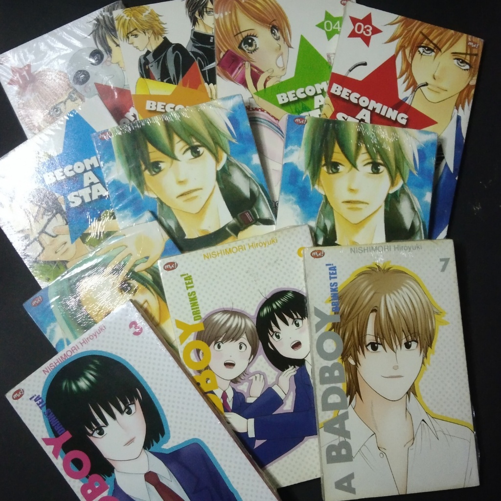 Jual Komik A Bad Boy Drinks Tea - Blue Summer - Becoming a Star (M&C) | Shopee Indonesia