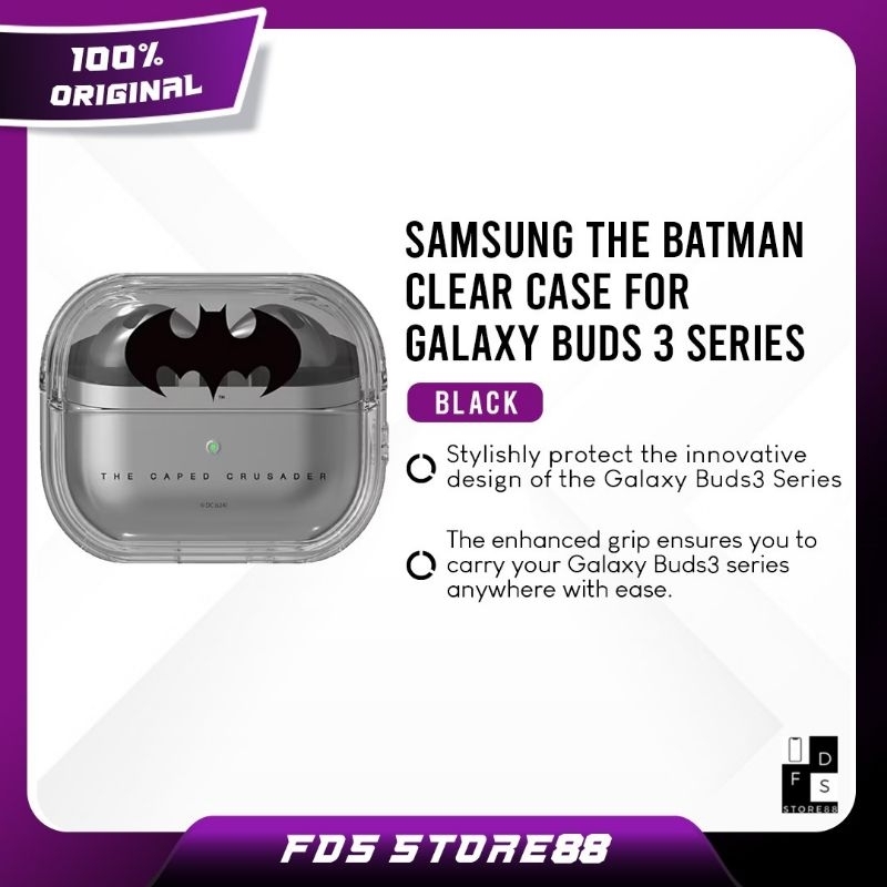 Jual Samsung The Batman Clear Case For Galaxy Buds 3 Series | Buds 3 ...
