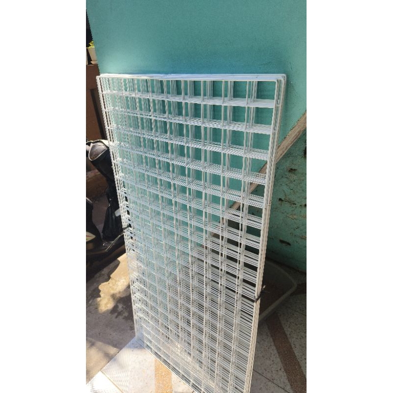 Jual {COD}RAM KAWAT PUTIH 115×75 CM//RAM BESI TEBAL//RAK DISPLAY ...