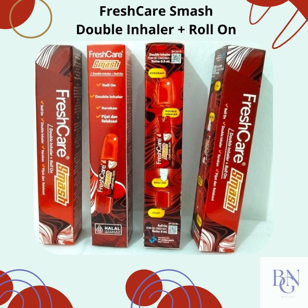 Jual FrashCare Smash Double Inhaler + Roll On 4 in 1 Isi 8 ml | Shopee ...
