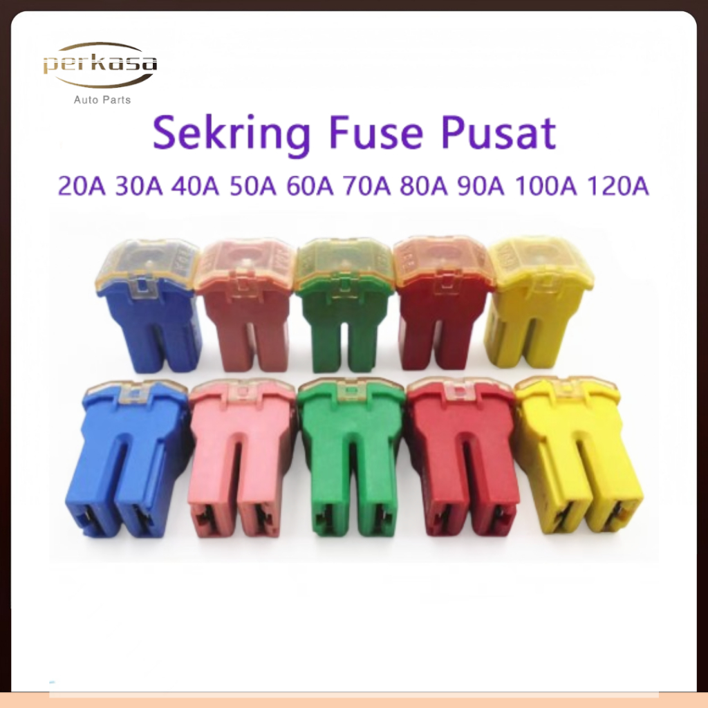 Jual Sekring Sekering Fuse Kaki Fuse Central 20A 30A 40A 50A 60A 70A ...
