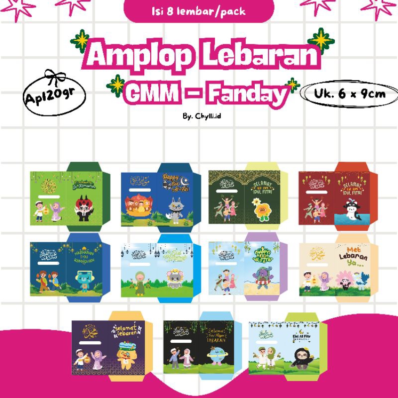 Jual Amplop lebaran GMM FANDAY thailand thaienthu | Shopee Indonesia
