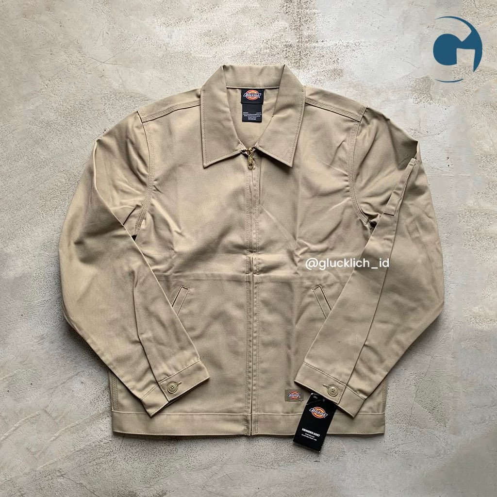 Jual Dickies, Eisenhower Unlined Work Jacket in Khaki | Shopee Indonesia