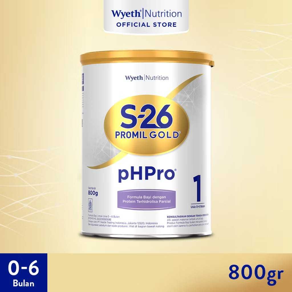 Jual S26 Promil GOLD pHPro Tahap 1 usia 0-6 Bulan 400g atau 800g ...