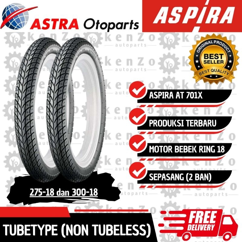 Jual Paket Sepasang Ban Motor Velg Ring 18 Untuk Mega Pro Tiger Rx King ...