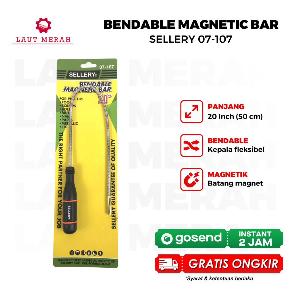 Jual OBENG MAGNET / BENDABLE MAGNETIC BAR 20" SELLERY 07-107 | Shopee ...