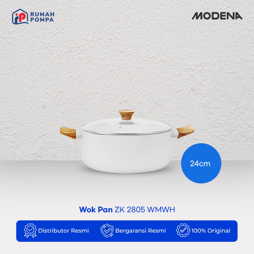 Jual Panci Casserole 24cm Marble Modena ZK 2405 CMWH | Shopee Indonesia