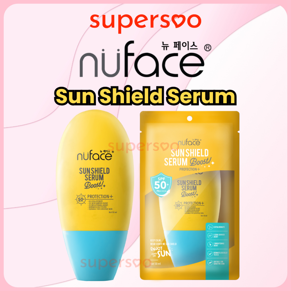 Jual Nuface Sun Shield Serum Boost Protection SPF 50+ PA++++ 50ml Serum Sunscreen | Shopee Indonesia