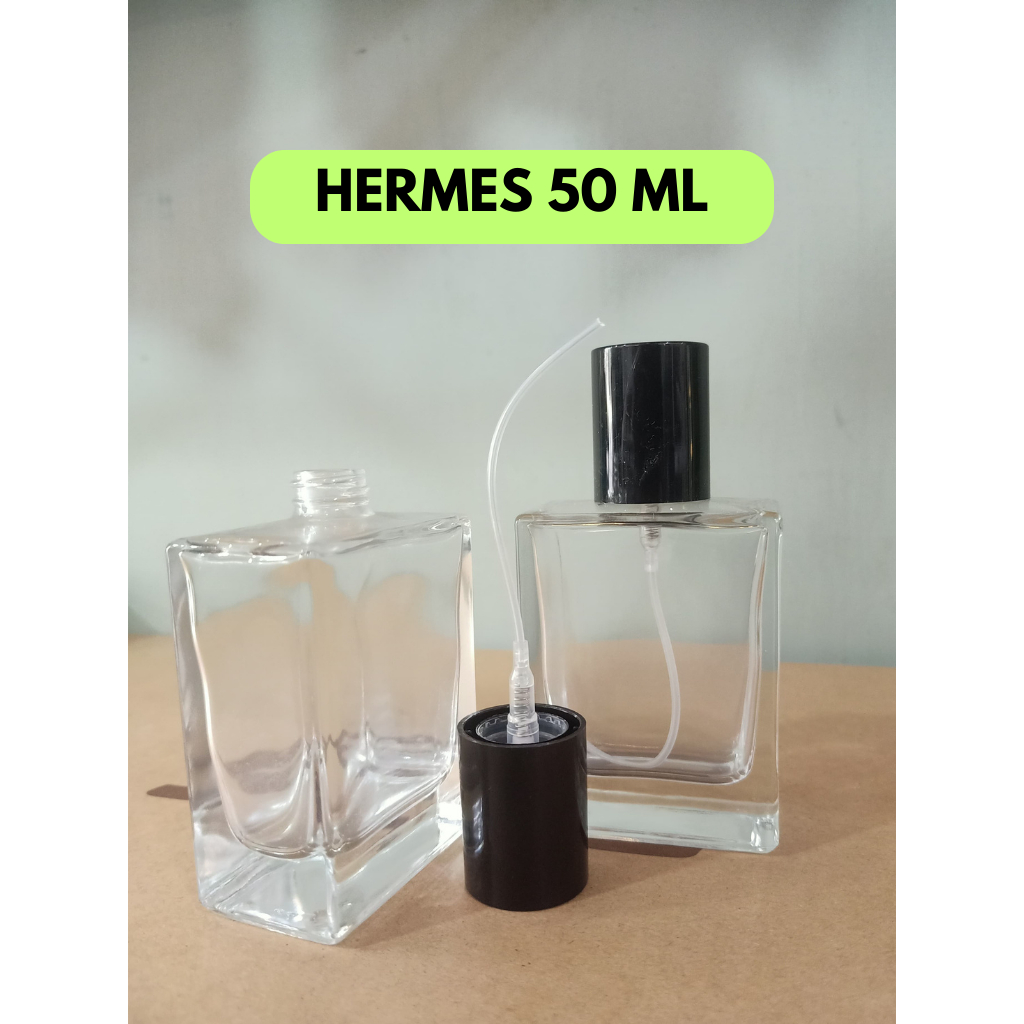 Jual ( PCS ) BOTOL PARFUM KOTAK HERMES 50ML DRAT ULIR | Shopee Indonesia