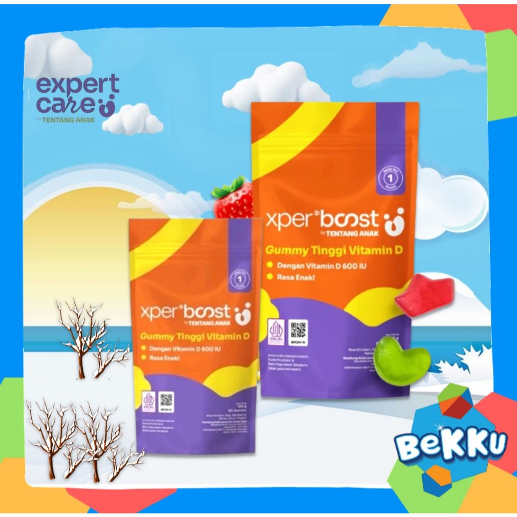 Jual Expert Boost Gummy Vitamin D 600 IU Isi 7s & 30s - Expert Care ...